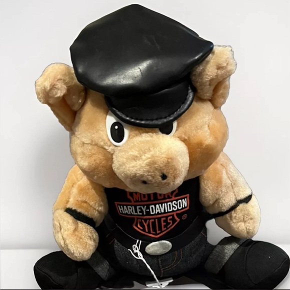 Harley-Davidson | Toys | Vintage Harley Davidson Biker Road Hog Pig 2 ...